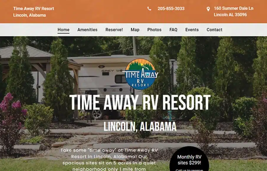 RV Park Case Study: Time Away RV Resort